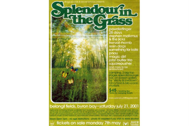 Check out how Splendour's aesthetic has evolved with timeline of posters