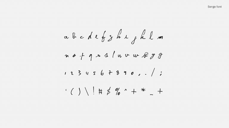 The handwriting of Kurt Cobain, Bowie and John Lennon turned into fonts