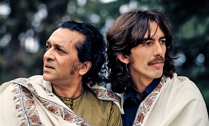 Check out this rare footage of Ravi Shankar teaching George Harrison ...
