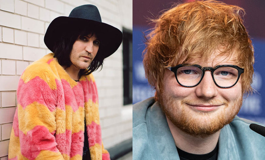 Noel Fielding sells amazing painting of Ed Sheeran for nearly $2000