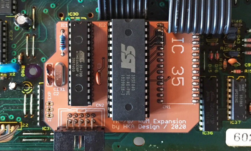 Turn your TR-707 into a range of classic drum machines with ROM expansion