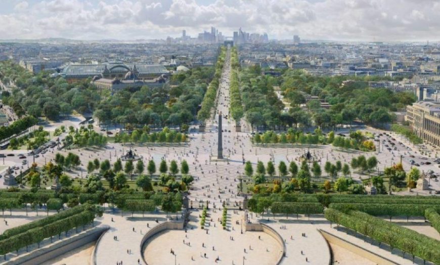 Paris' Champs-Élysées is transforming into a beautiful inner-city garden