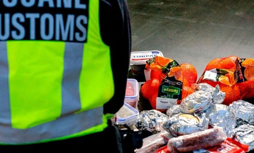 EU officials are seizing contraband ham sandwiches at the border
