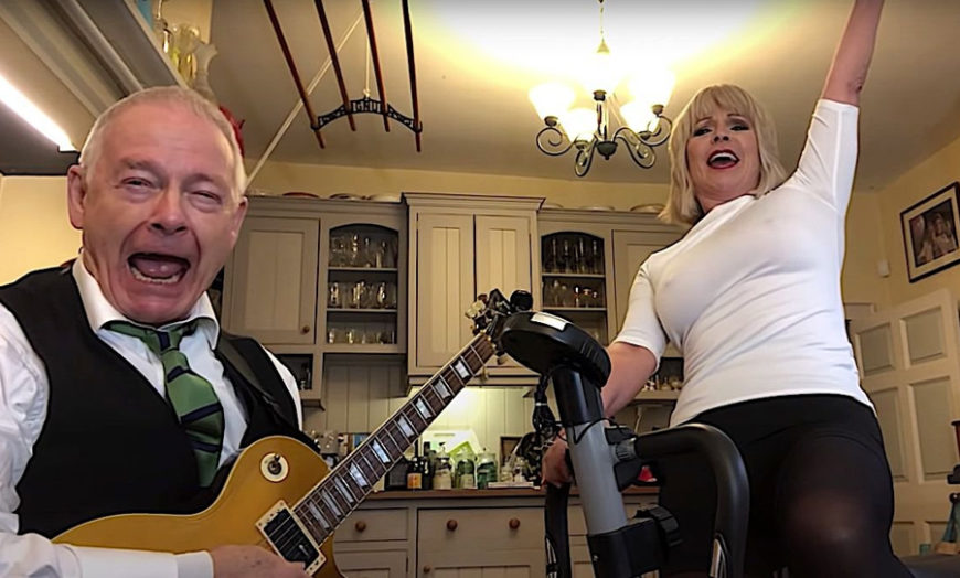 Robert Fripp and wife Toyah share chaotic cover of 'Enter Sandman'