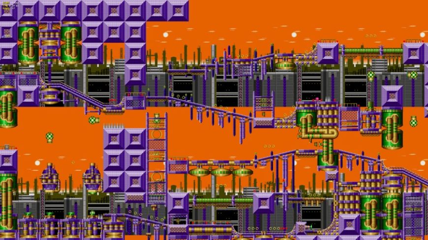 These completely zoomed-out 'Sonic the Hedgehog' levels will snap your mind