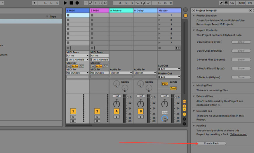 A step-by-step guide to creating an Ableton Live Pack