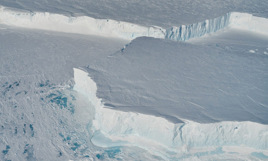 Giant iceberg, size of New York City, breaks off shelf in Antarctica