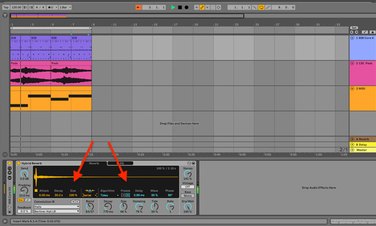 Exploring new ambient environments in Ableton Live 11