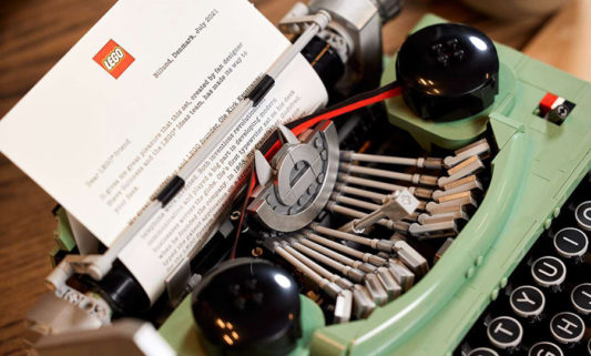 Introducing the LEGO typewriter that moves and sounds exactly like the ...