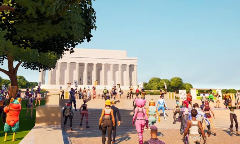 'Fortnite' bizarrely adds an interactive Martin Luther King Jr. memorial