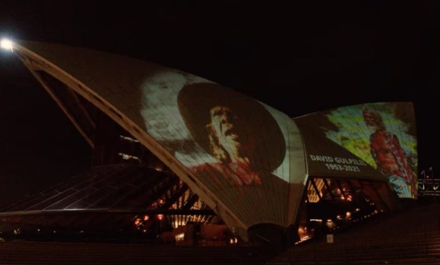 David Gulpilil received AACTA’s highest honour and Opera House tribute