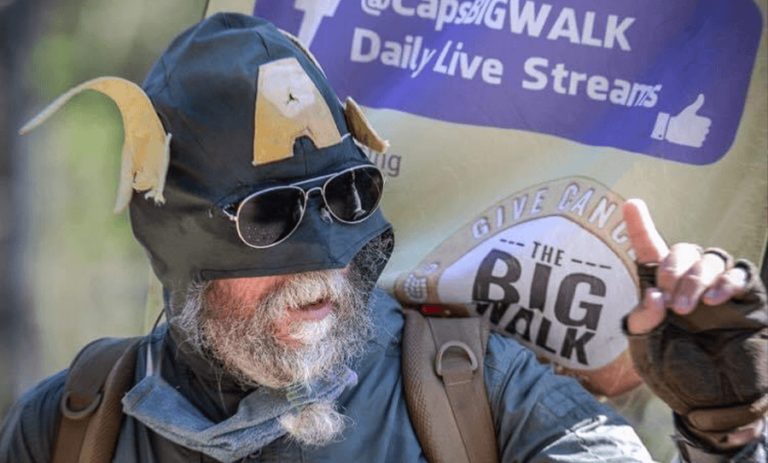 Captain Australia's Big Walk has already raised $100k for cancer research