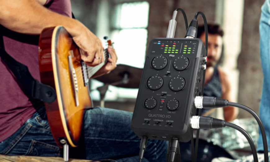 iRig Pro Quattro I/O: a flexible interface and mixer in a compact package