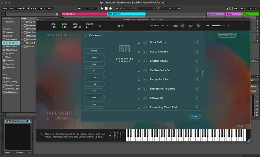 Spitfire Audio collabs with BlankFor.ms for a sample library of synths ...