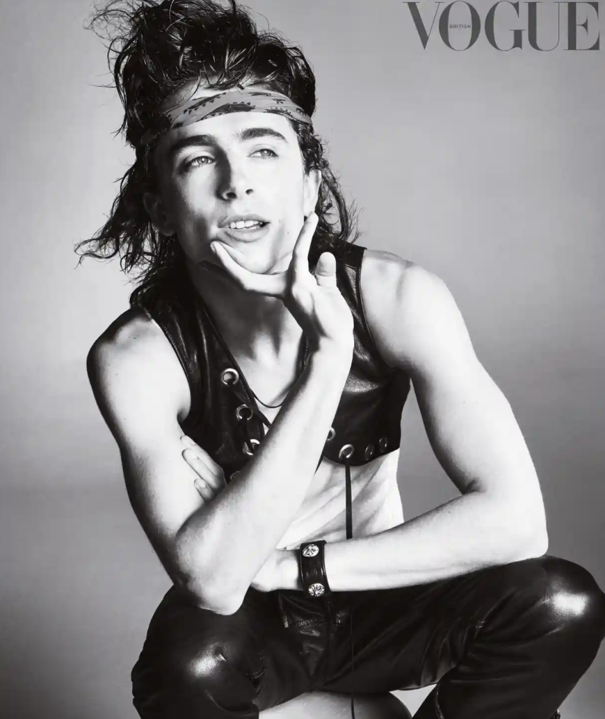 Timothee Chalamet is the first man to appear solo on the cover of ...