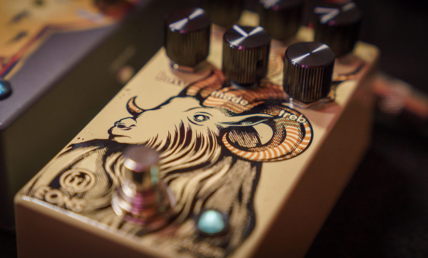 A Fuzz and Compressor cluster: two neat new boxes from Walrus Audio
