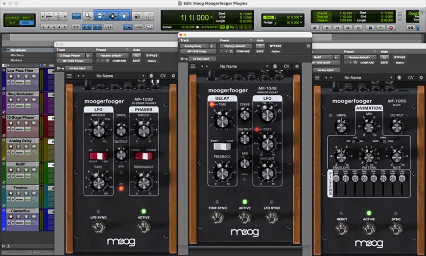 Yes, I'm A Moogerfooger 7-time User. Moog drops 7 new plugins.