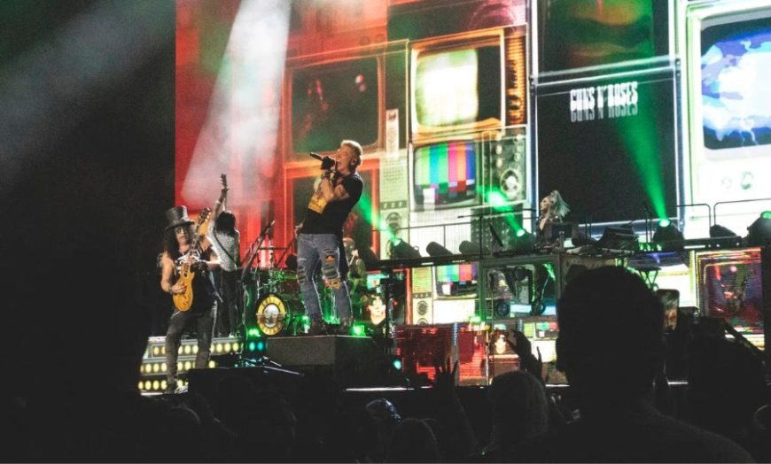 Guns N' Roses frontman slams fans for flying drones at their shows