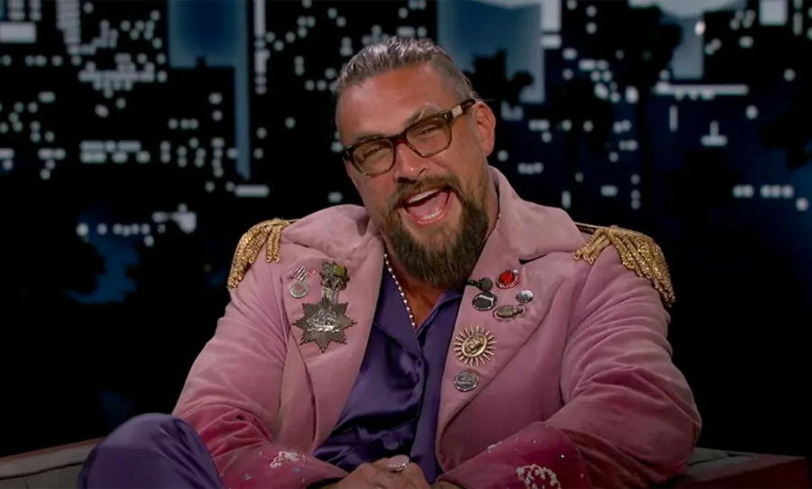 WATCH: Jason Momoa strips down during Jimmy Kimmel interview
