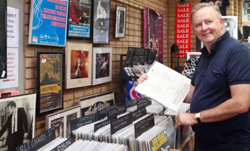 Anthony Albanese reveals his all-time favourite musicians