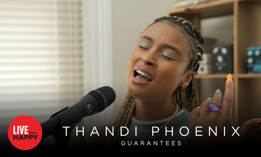 Thandi Phoenix Performs 'Guarantees' Live From Happy