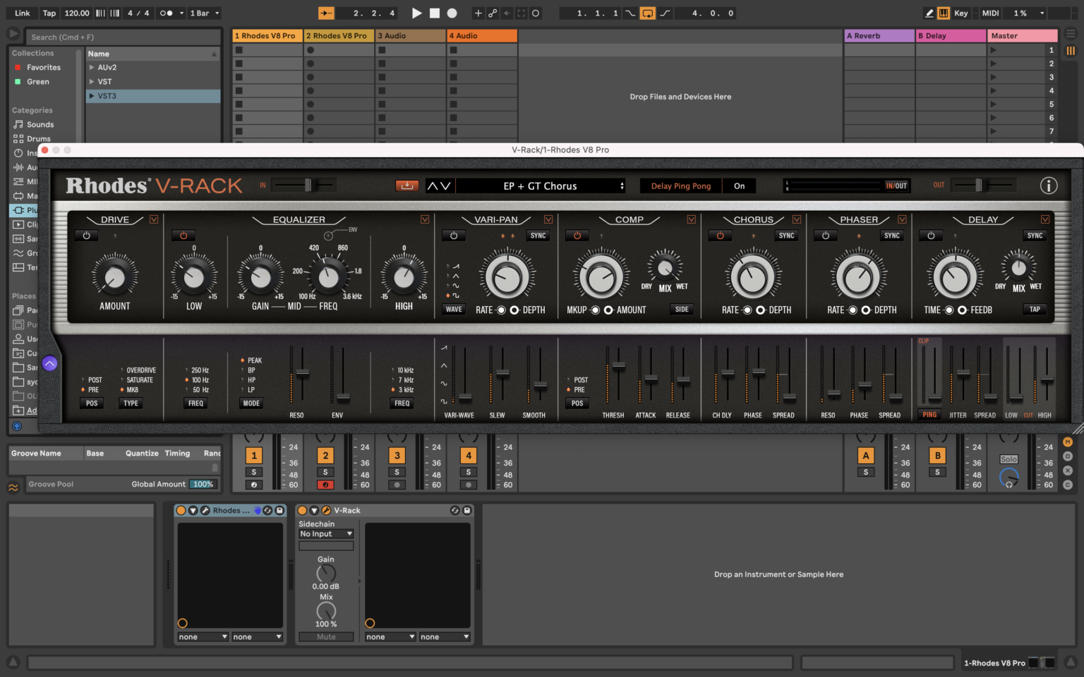 Rhodes: V-RACK – The complete Rhodes effects collection, full of ...