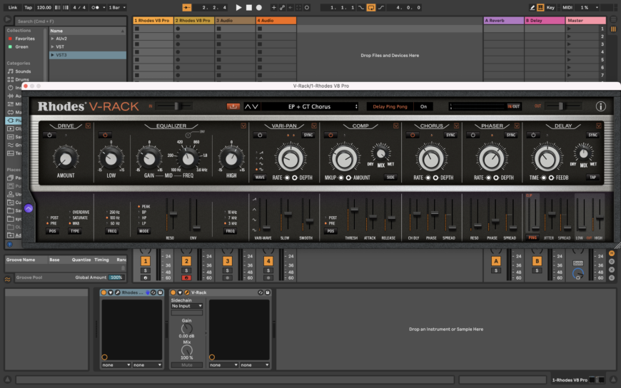 Rhodes: V-RACK – The complete Rhodes effects collection, full of ...