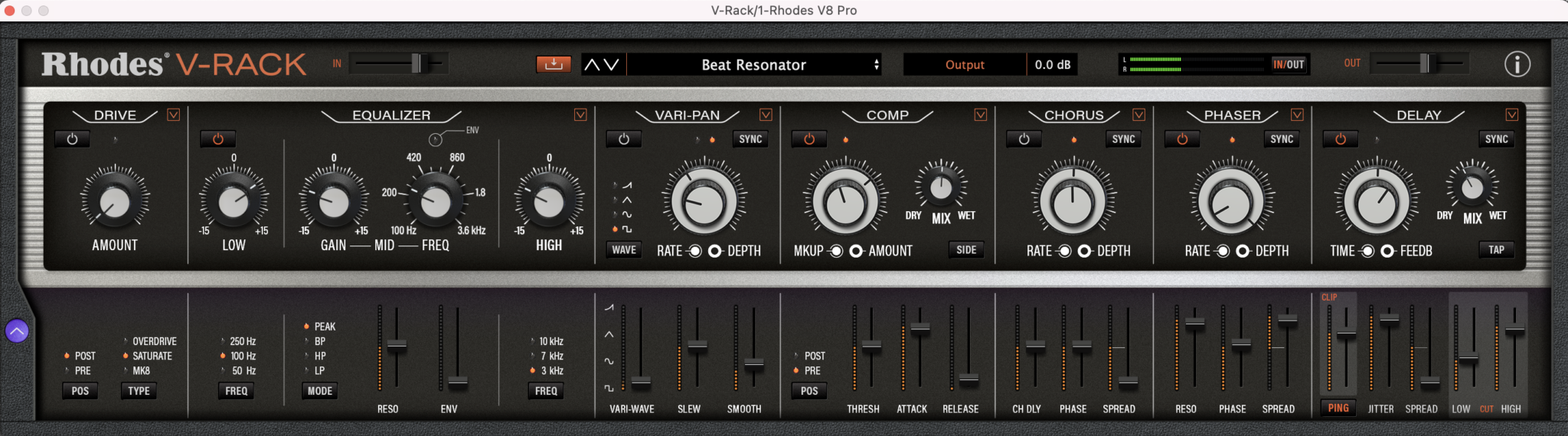 Rhodes: V-RACK – The complete Rhodes effects collection, full of ...
