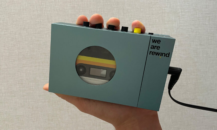 Reviving Nostalgia: The Rewind Cassette Player