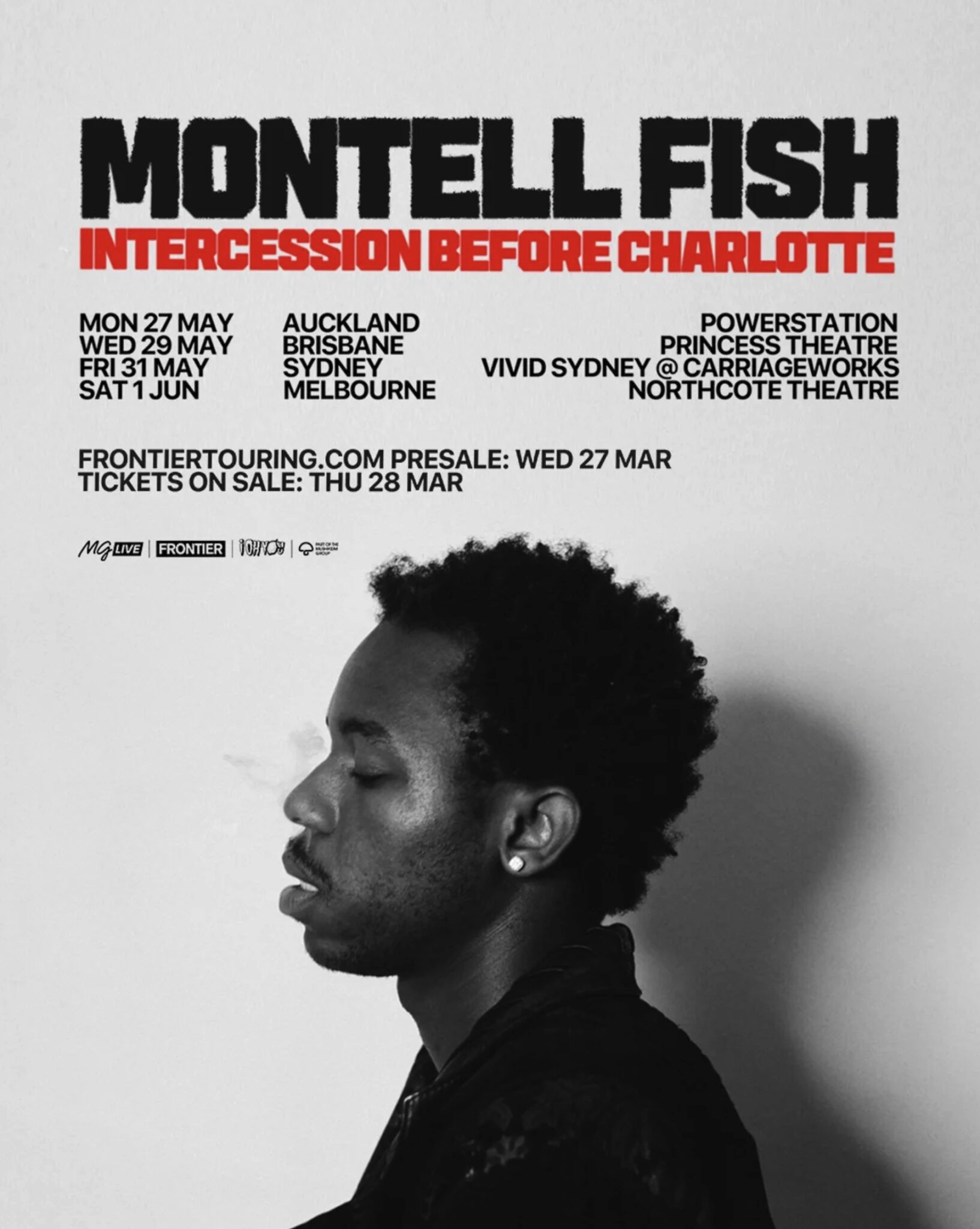 Montell Fish is bringing his soulful vibe to Australia and NZ