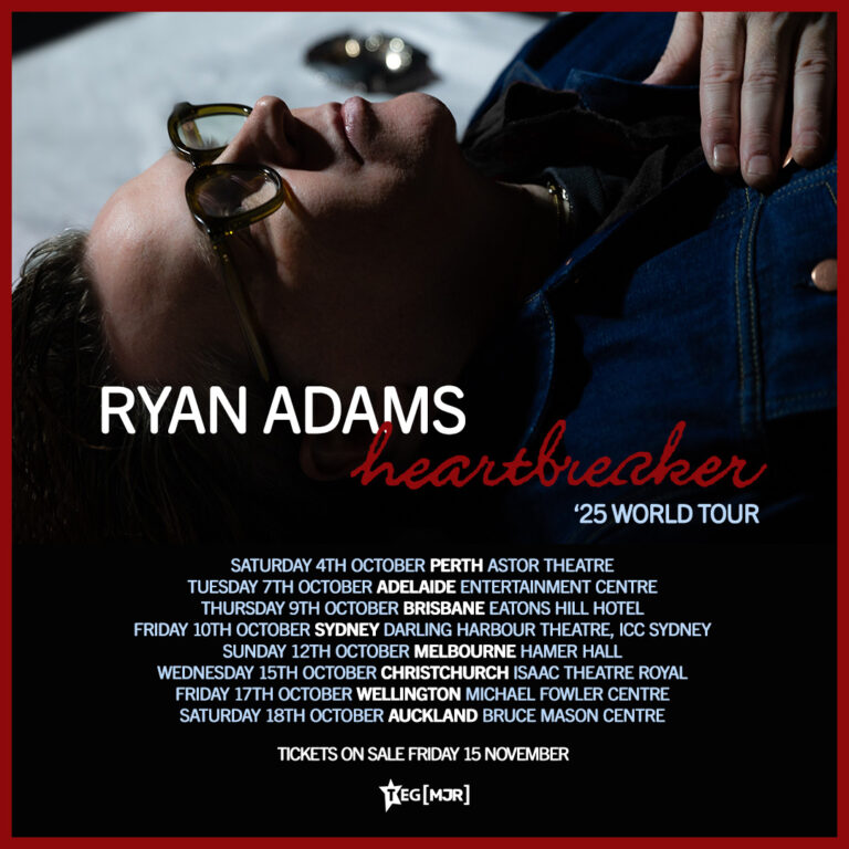 Ryan Adams Brings Heartbreaker’s Legacy Down Under on 25th Anniversary Tour