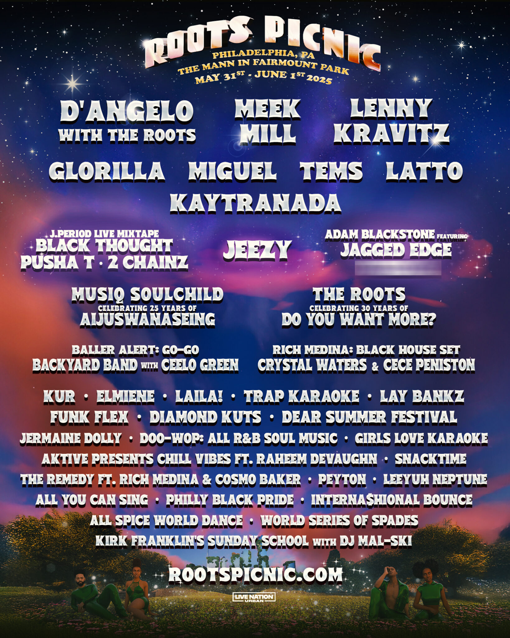 The Roots Picnic 2025 Lineup Has Arrived